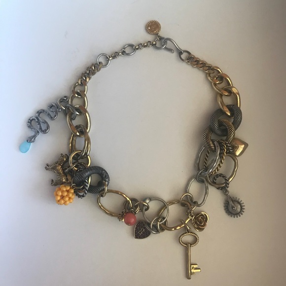Jessica Simpson | Jewelry | Jessica Simpson Charm Choker Necklace ...